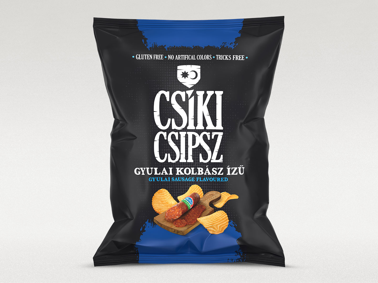 Zemiakové lupienky Csíki Csipsz s klobásovou príchuťou, 70 g | Kukkoniashop