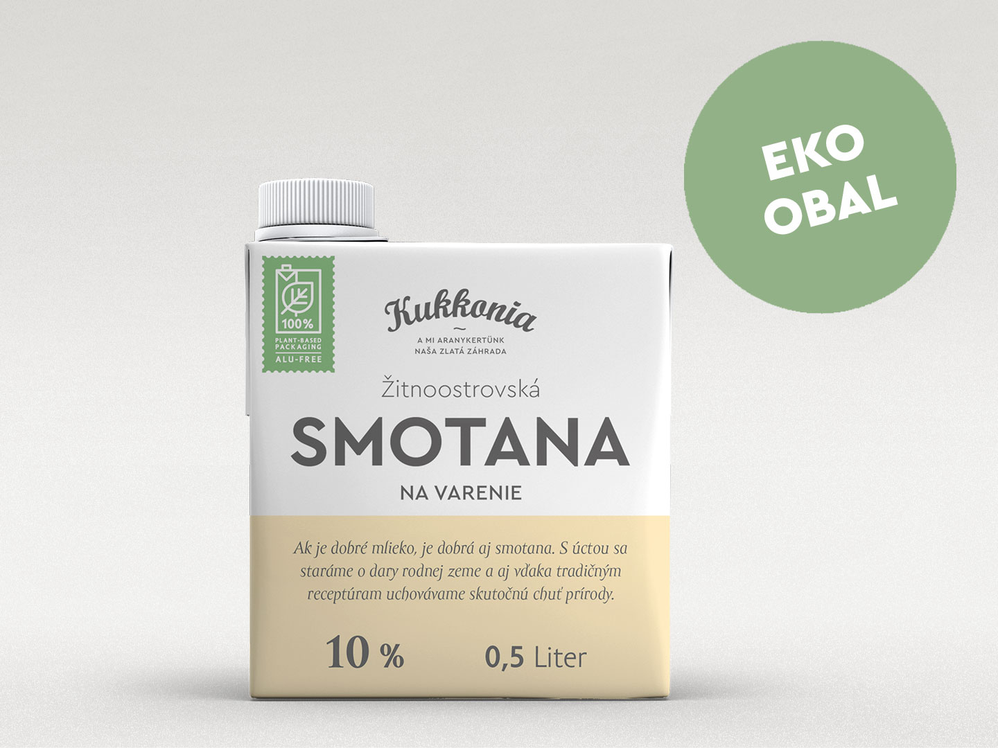 Kukkonia smotana na varenie 10%, 0,5 l | Kukkoniashop