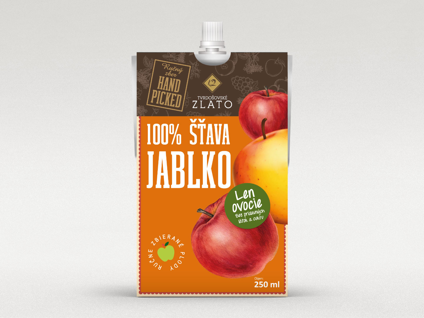 100% jablková šťava, 250 ml | Kukkoniashop